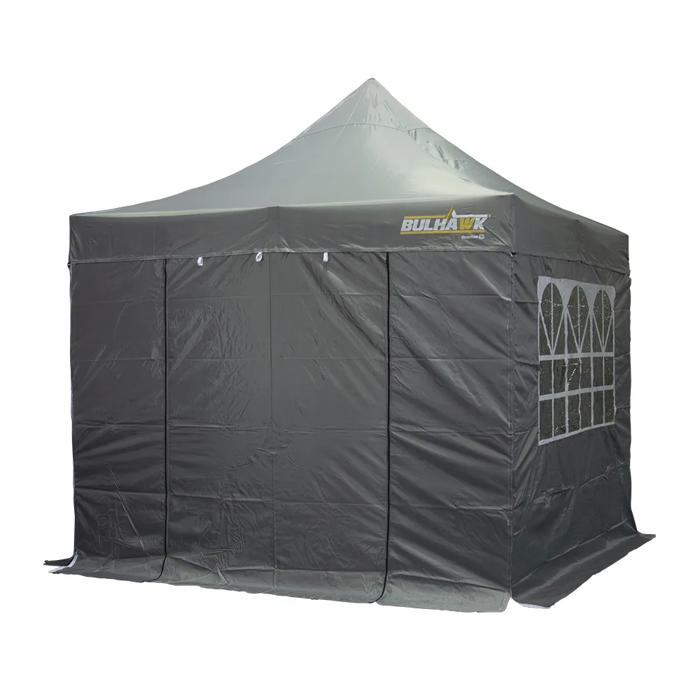 Bulhawk 3x3 Quantum 30 Pop-Up Gazebo with Sidewalls | Durable & Versatile